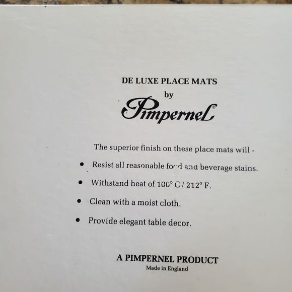 Pimpernel | Dining | Setof 6 Vintage Pimpernel Dublin Ireland Placemats | Poshmark